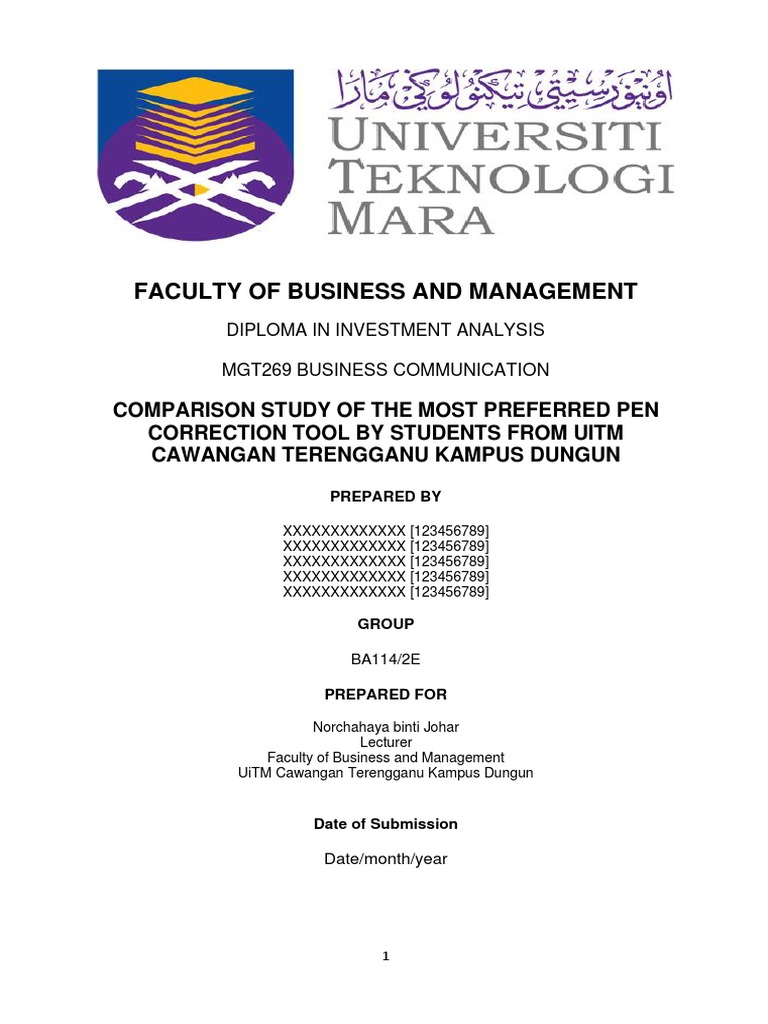 Sample Report Assignment MGT269 | PDF