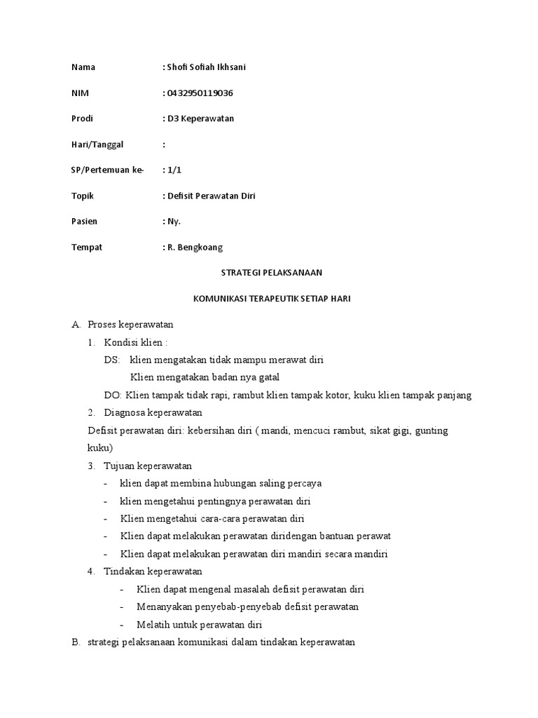 SP 1 DPD | PDF | Karier & Perkembangan | Pengembangan Diri