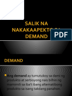 Ano Ang Kahulugan NG Demand, Demand Function | PDF