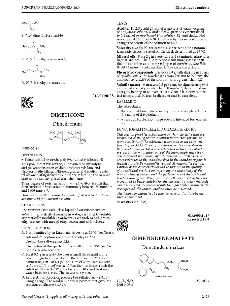 0138E Dimeticon | PDF | Viscosity | Ethanol