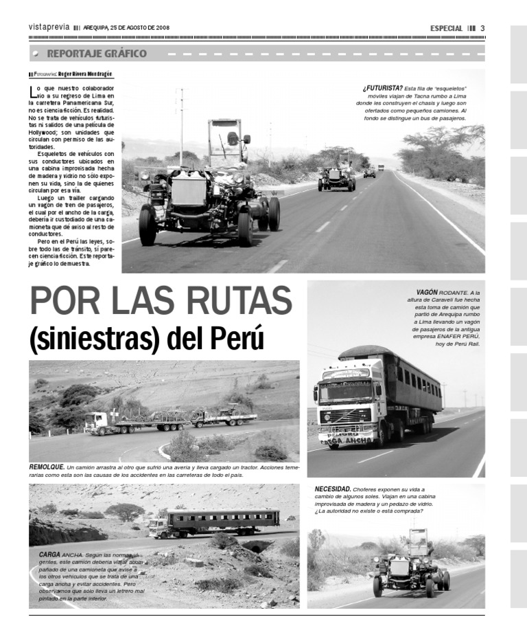 Por Las Rutas Siniestras Del Peru | PDF | Camión | Lima
