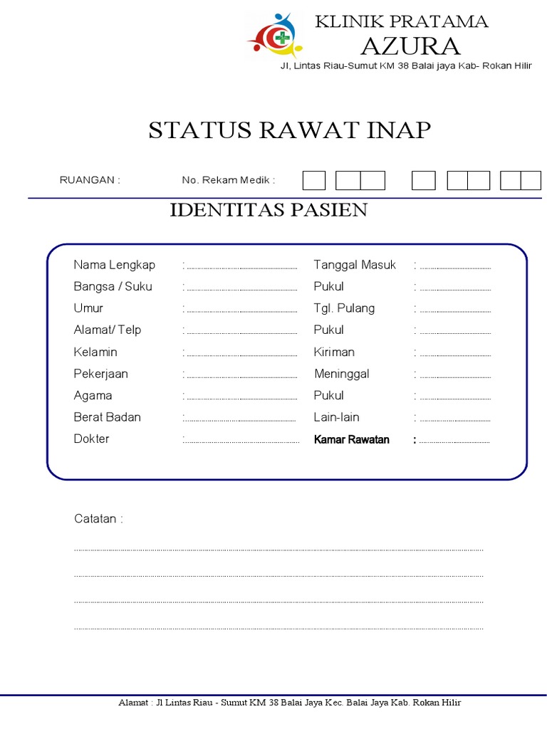 Status Pasien RWT Inap | PDF | Kesehatan Holistik