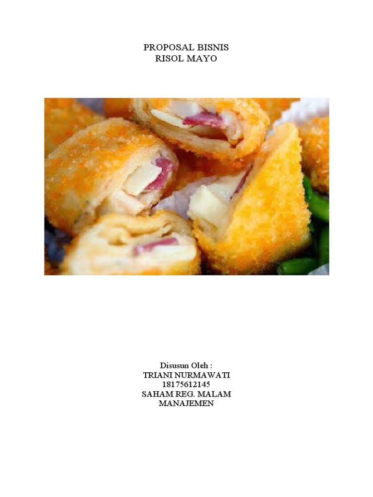 Proposal Bisnis Risol Mayo | PDF