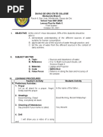 Detailed Lesson Plan in Science IV-Uses of Water | PDF | Lesson Plan ...