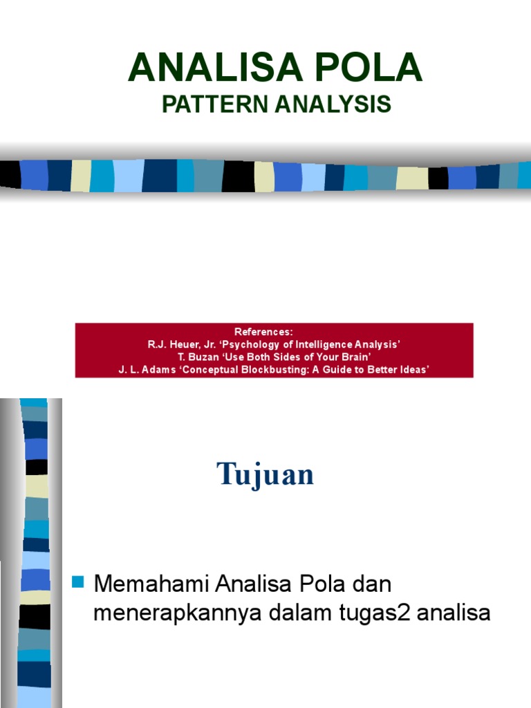 Analisa Pola: Pattern Analysis | PDF | Science | Cognition