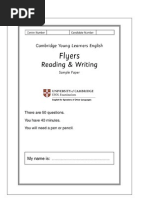 Flyers Practice Test Final | PDF
