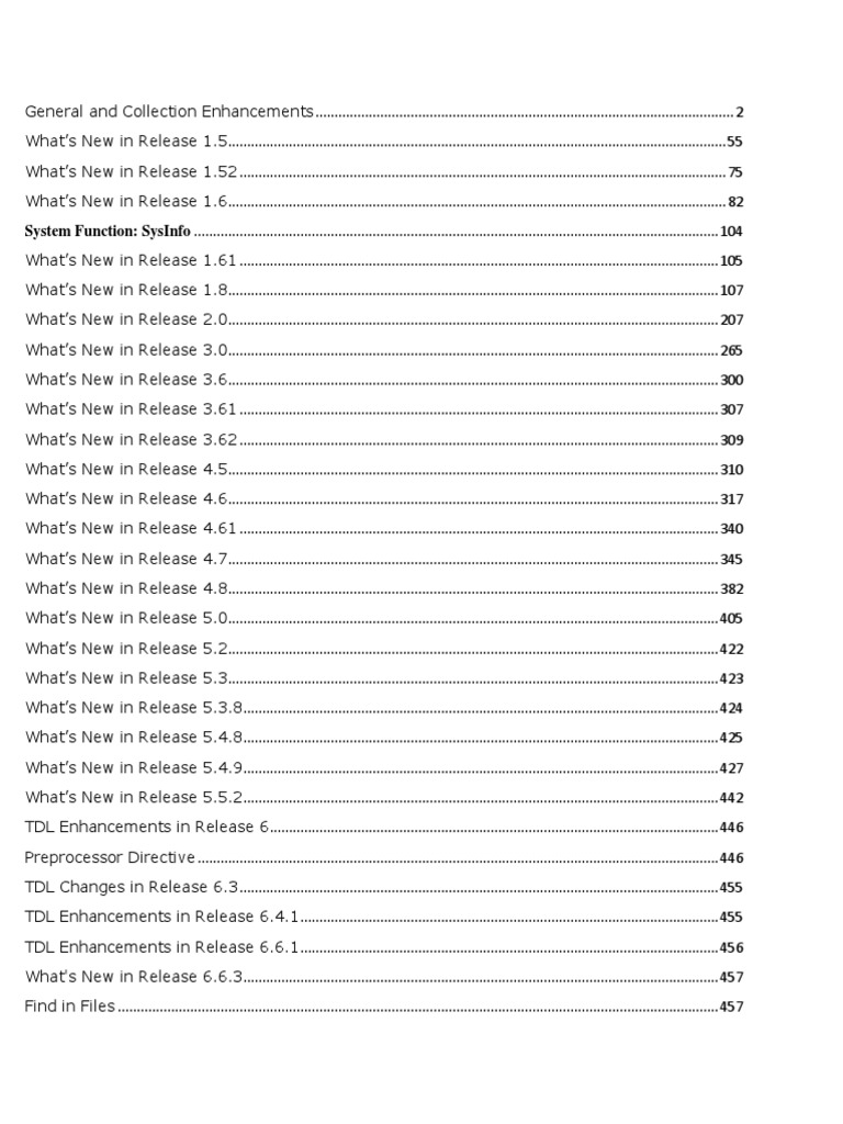 General and Collection Enhancements and Whats NEW and Authentication ...