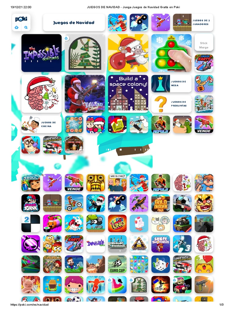 JUEGOS DE NAVIDAD - Juega Juegos de Navidad Gratis en Poki | PDF | Navidad
