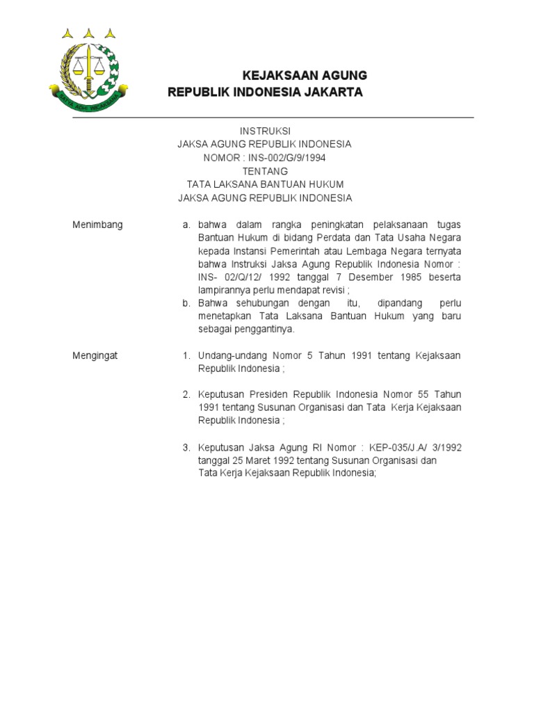 Surat Izin Beracara KHT KHTT | PDF