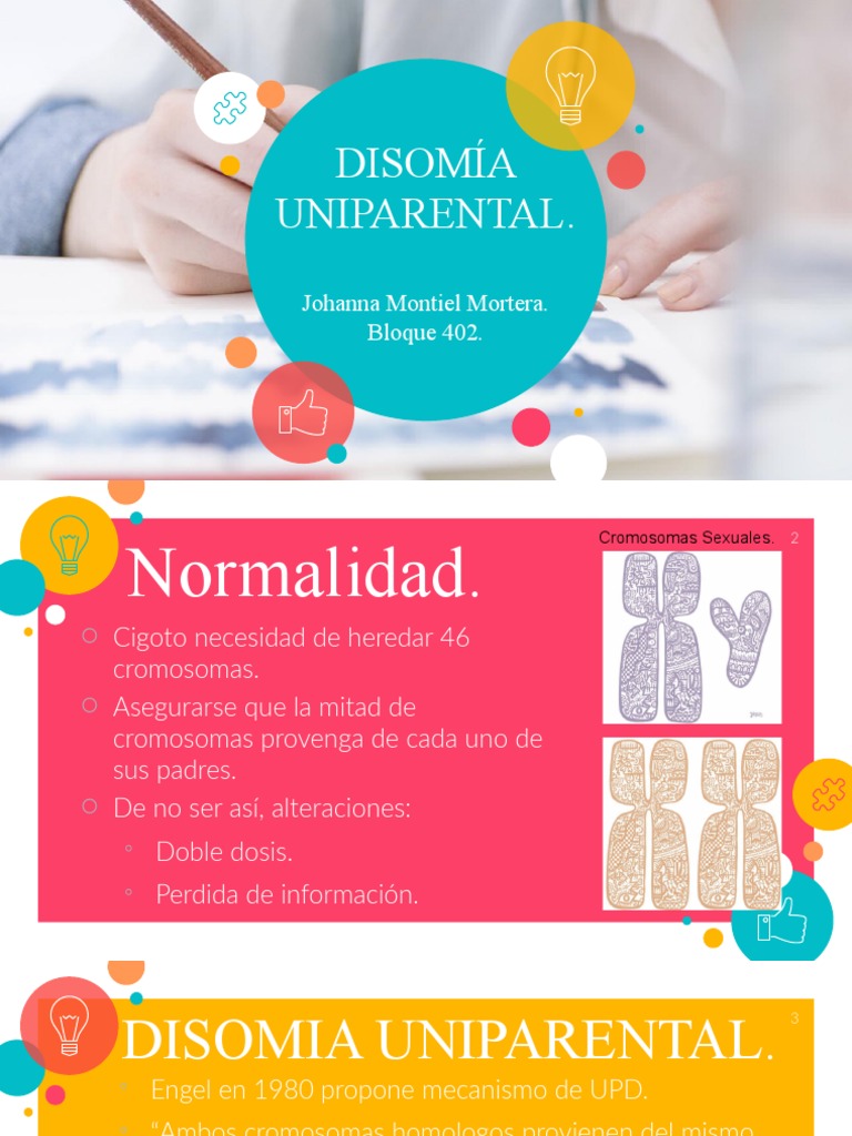 Disomía Uniparental: Mecanismos y Síndromes | PDF | Ciencias de la vida ...