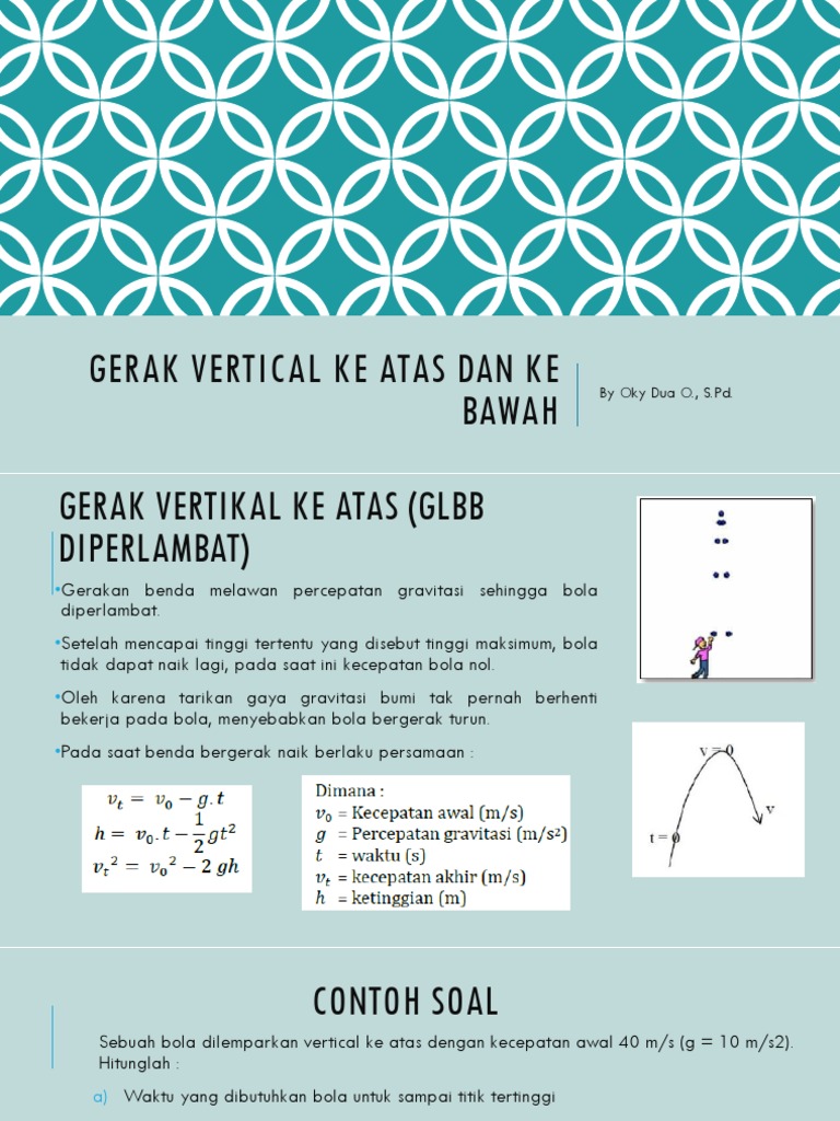Gerak Vertikal Ke Atas Dan Ke Bawah | PDF