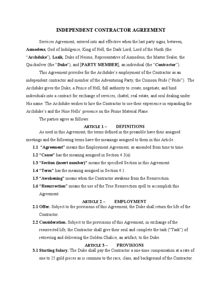 DND Contract Online | PDF | Indemnity | Justice