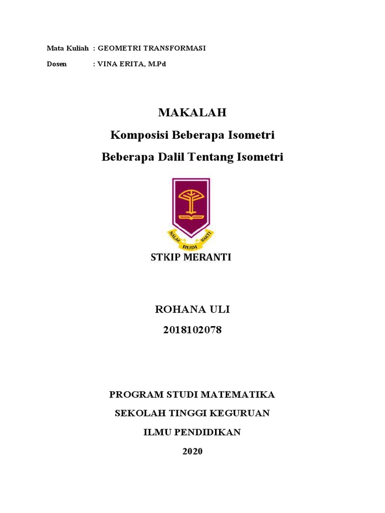 Isometri Uli | PDF