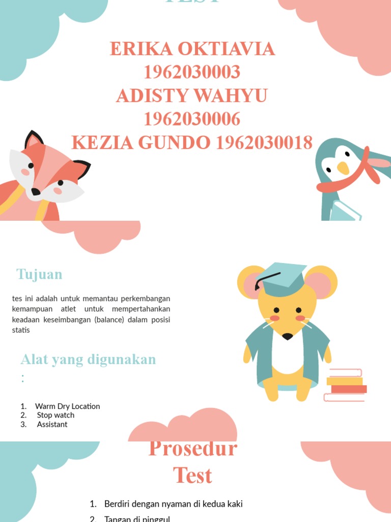 Standing Stork Test | PDF