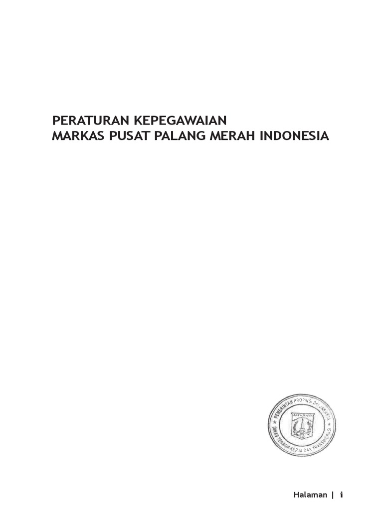 SK PP PMI No 20 A Tahun 2014 TTG Peraturan Kepegawaian | PDF
