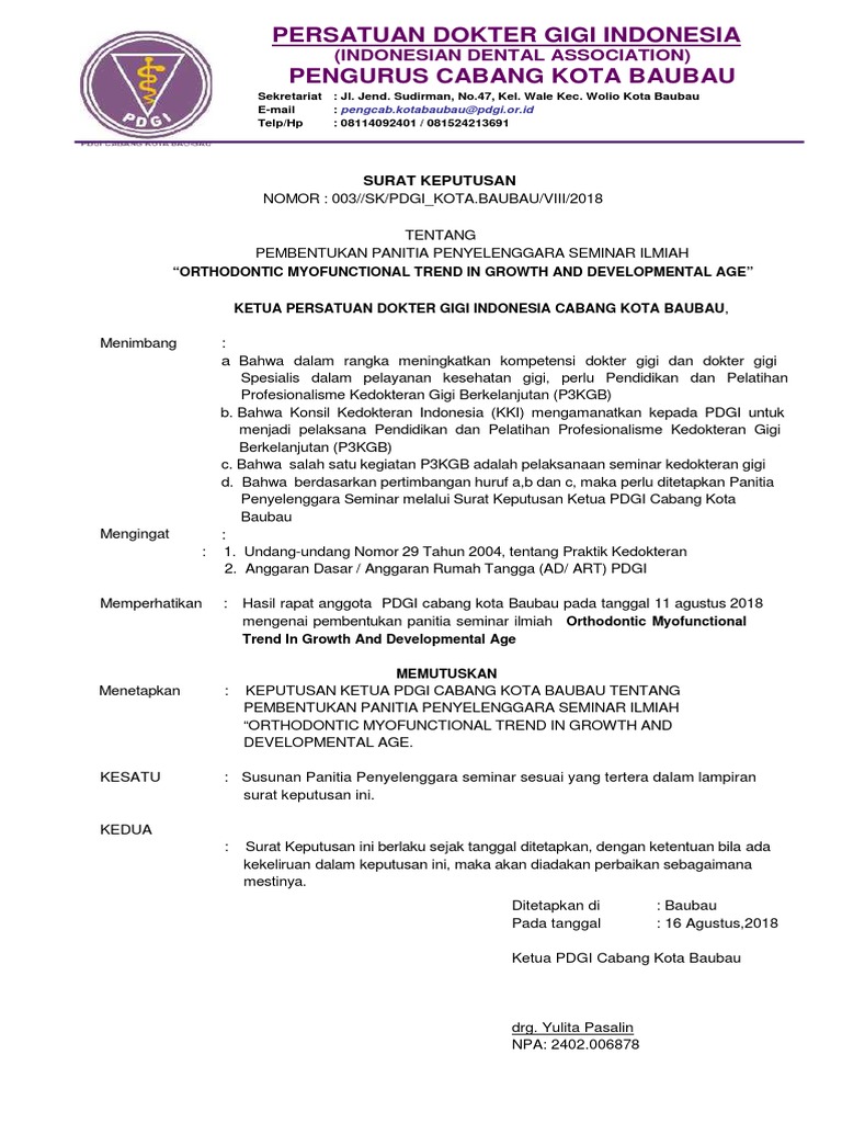 SK Seminar 10 November 2018 pdf-1 | PDF | Kesehatan Holistik