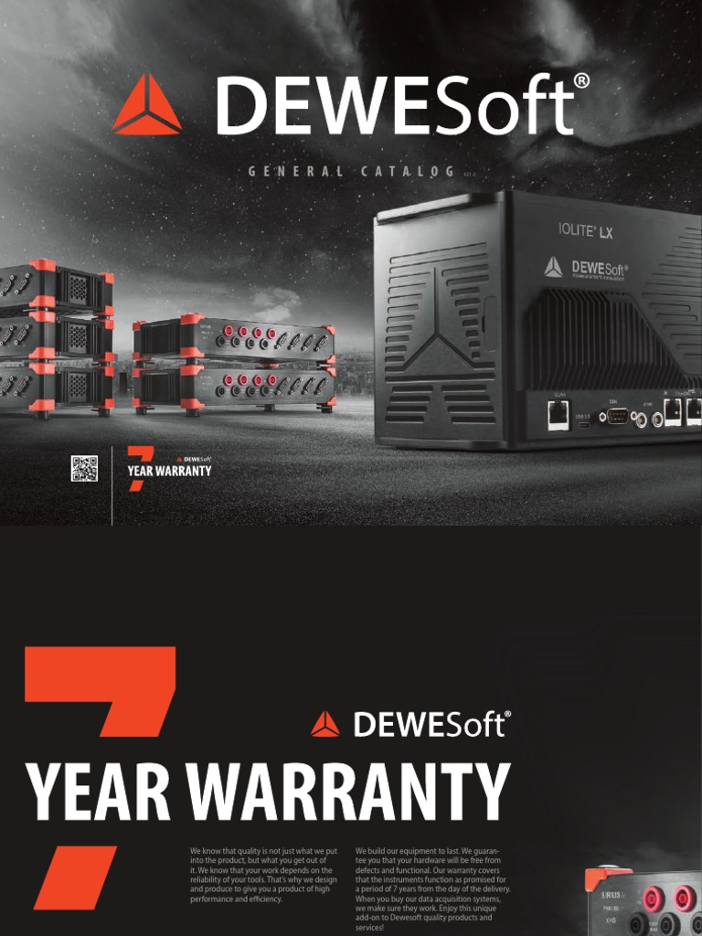 Dewesoft Product Catalog en Latest | PDF | Telemetry | Video