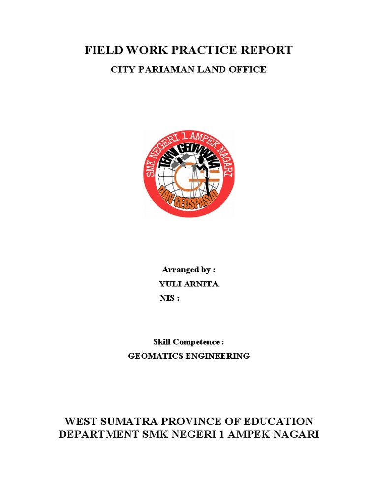 Field Work Practice Report 2 | PDF | Technology & Engineering