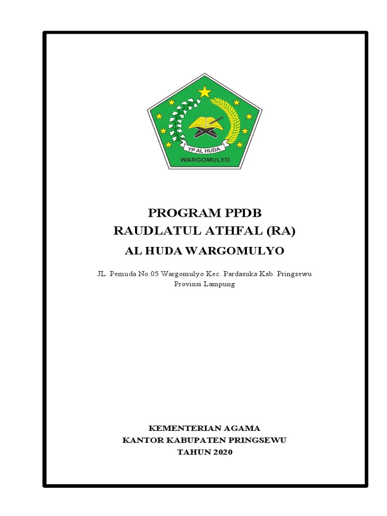 Program Kerja PPDB RA | PDF