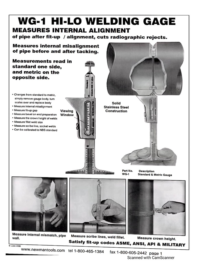 Weld Inspection Gauge | PDF