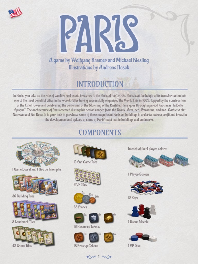 A Game by Wolfgang Kramer and Michael Kiesling Illustrations by Andreas ...