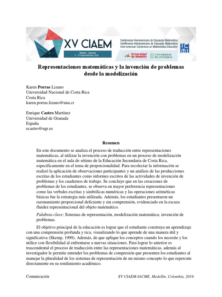 Castro y Castro | PDF | Enseñanza de matemática | Modelo matemático
