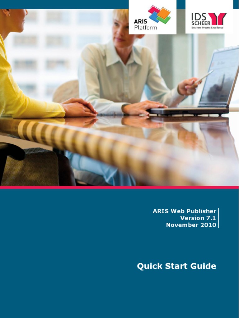 Quick Start Guide Aris Web Publisher S | PDF | Page Layout | World Wide Web