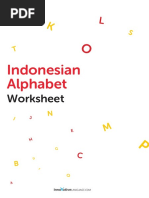Indonesian Alphabet and Writing Guide | PDF | Alphabet | Indonesian ...