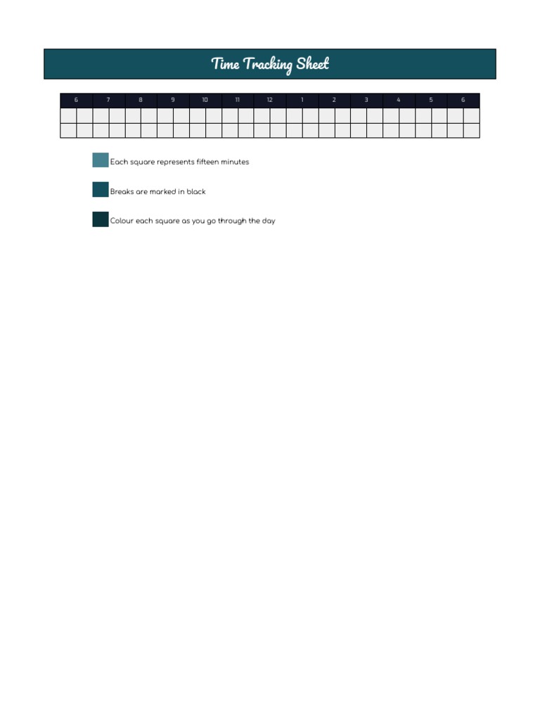 Time Tracking PDF | PDF