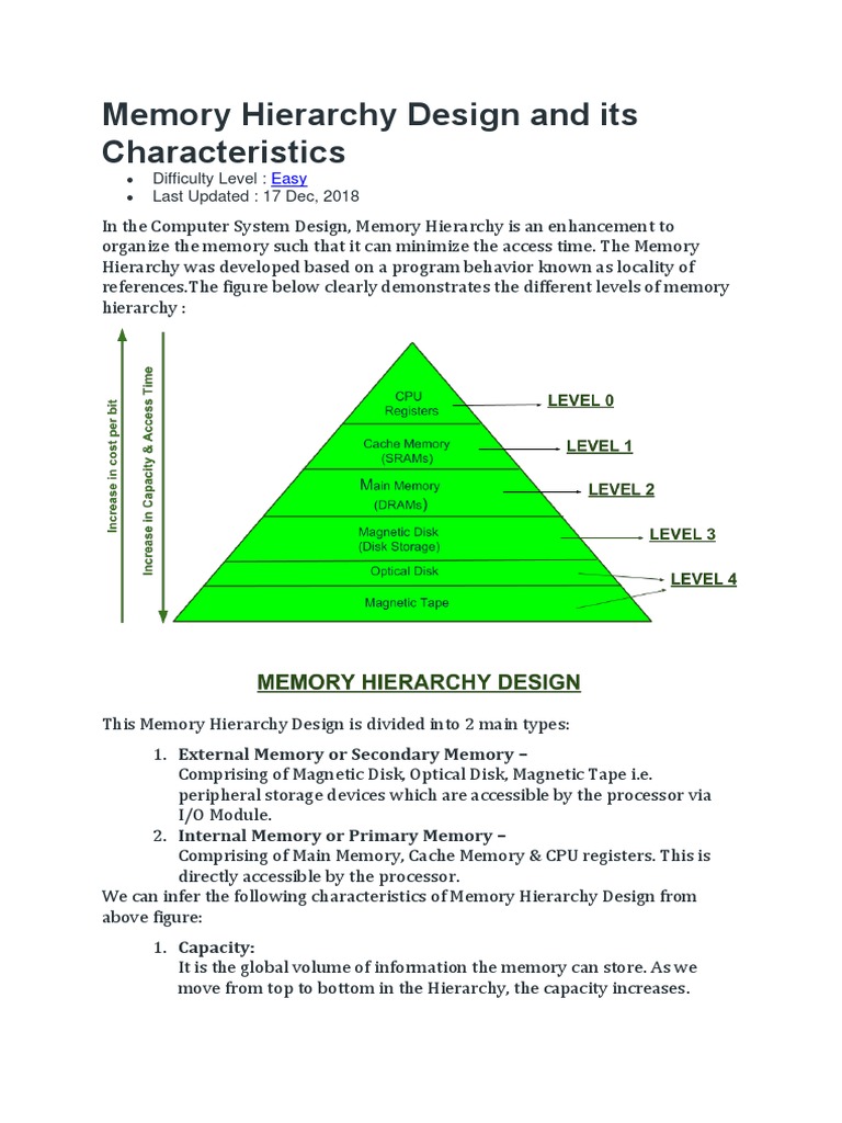 FALLSEM2021-22 CSE2001 TH VL2021220104187 Reference Material I 20-09-2021 Memory Hierarchy ...