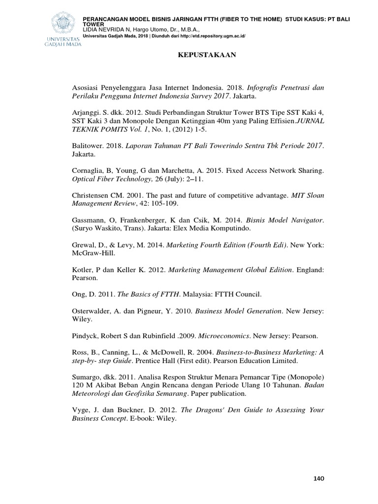 Kepustakaan: LIDIA NEVRIDA N, Hargo Utomo, DR., M.B.A. | PDF ...