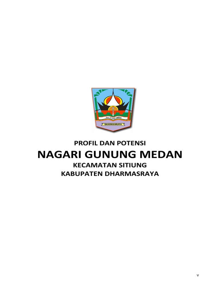 Isi Profil Nagari Gunung Medan | PDF
