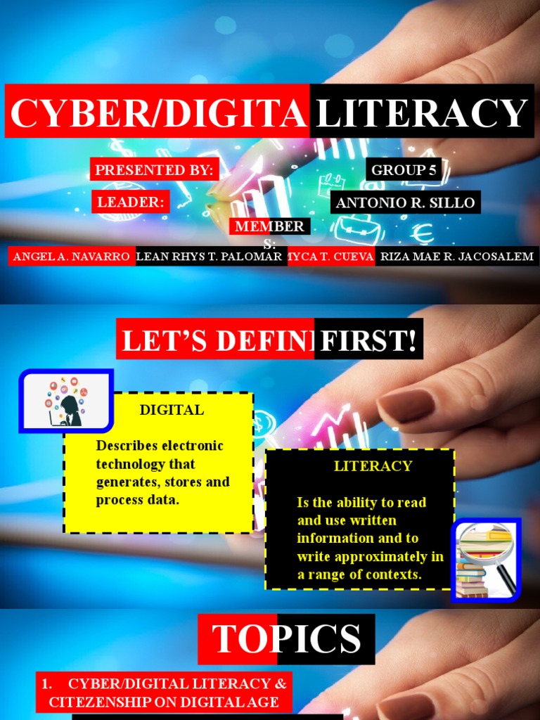 Cyber Digital-Literacy | PDF | Cybercrime | Computer Security