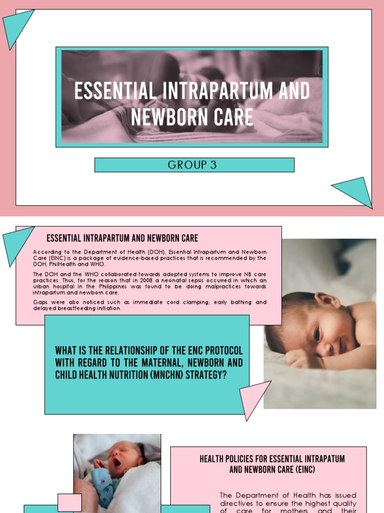 Essential Intrapartum and Newborn Care | PDF | Childbirth | Neonatal ...