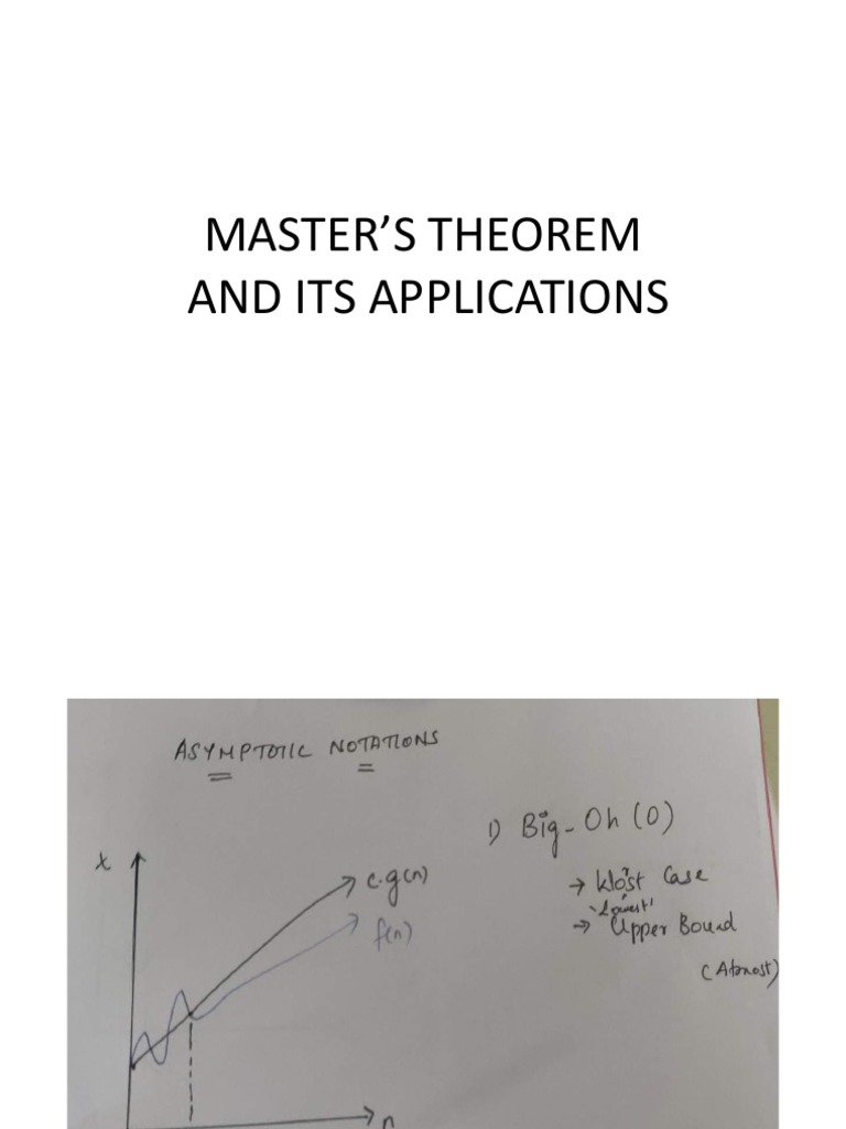 3 DSA MAster Theorem-Converted-Compressed | PDF