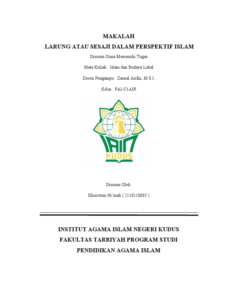 Larung Sesaji | PDF | Agama & Spiritualitas