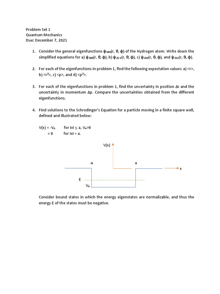 Probset 1 | PDF