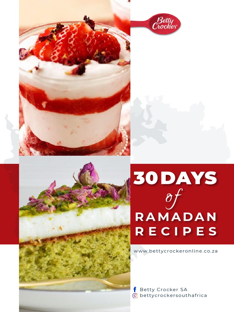 30 Day Ramadan Recipe Book | PDF | Cakes | Foods