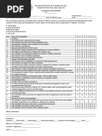 Microteaching Evaluation Form | PDF