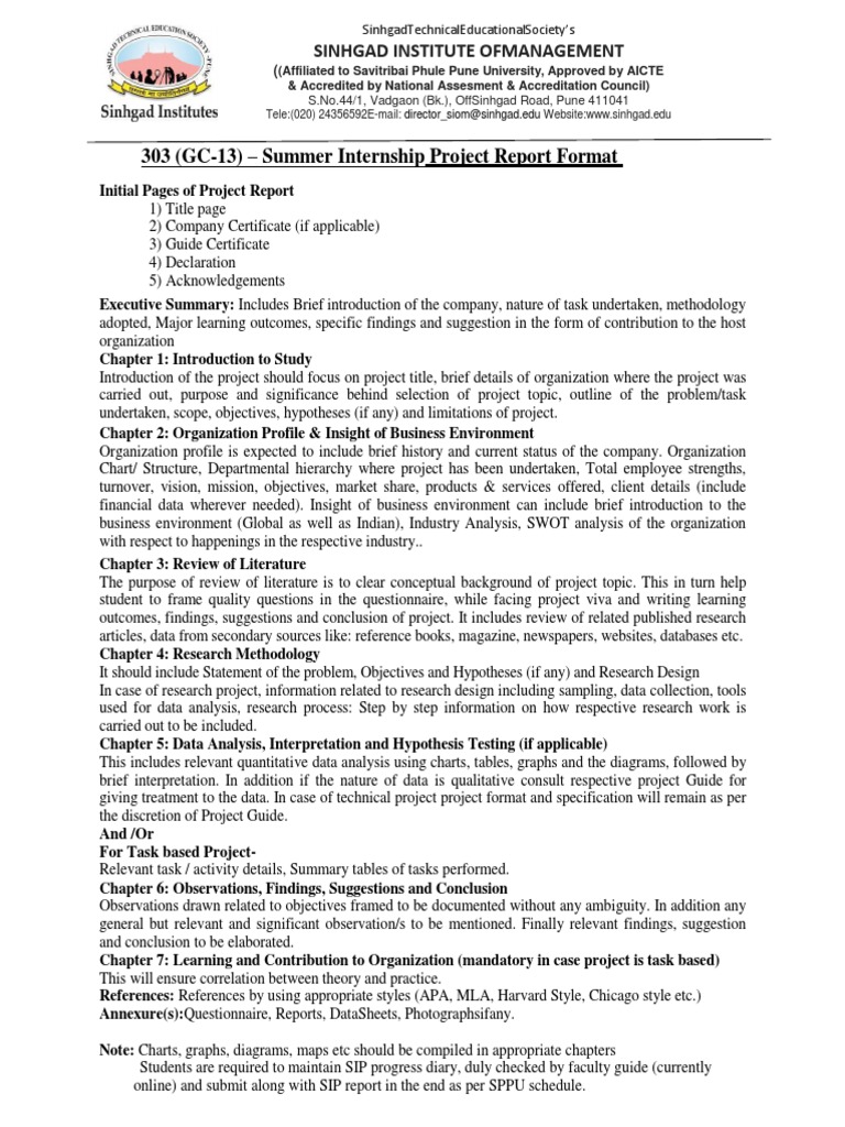 Project Report Format SIP-2021 | PDF | Data | Data Analysis