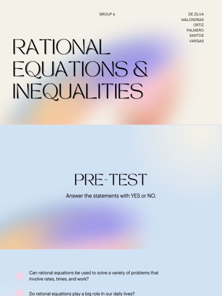 Group 6 Genmath Mini Peta | PDF | Equations | Rational Number