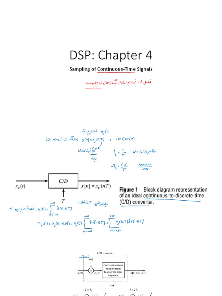 DSP: Chapter 4: Sampling of Continuous-Time Signals | PDF