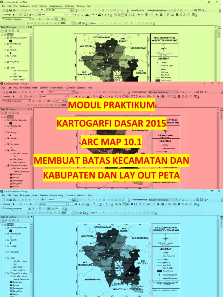 Panduan Kartografi Dasar ArcMap 10.1 | PDF | Komputer