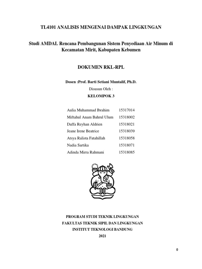 RKL-RPL untuk Pengelolaan Lingkungan | PDF | Sains & Matematika