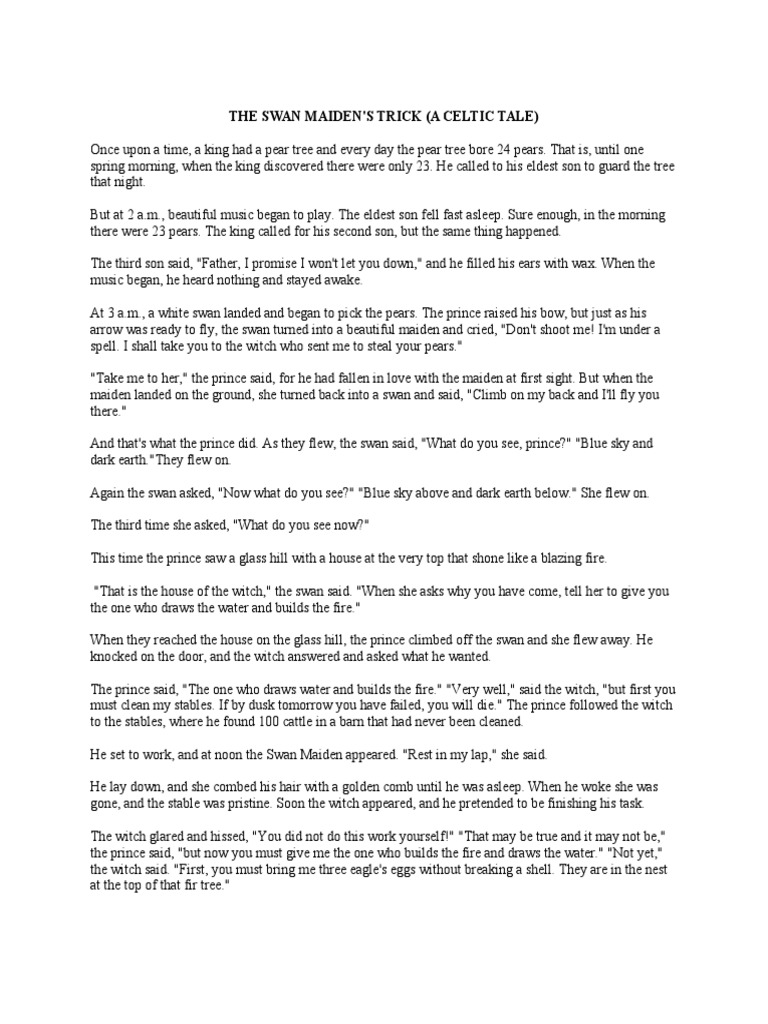 The Swan Maiden | PDF