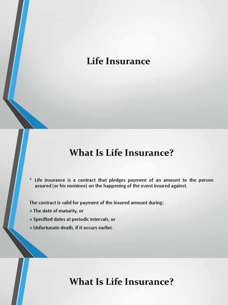 8-Life Insurance | PDF | Life Insurance | Insurance