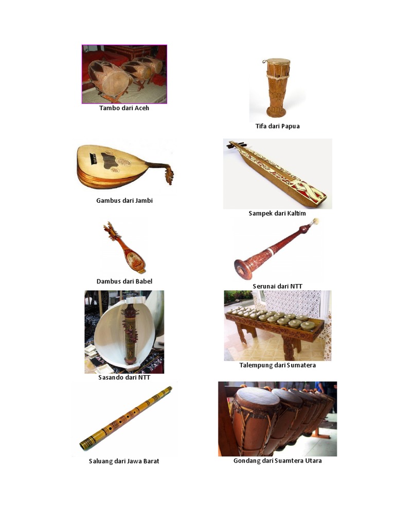 Alat Musik Tambo Aceh dan Asal Usulnya | PDF