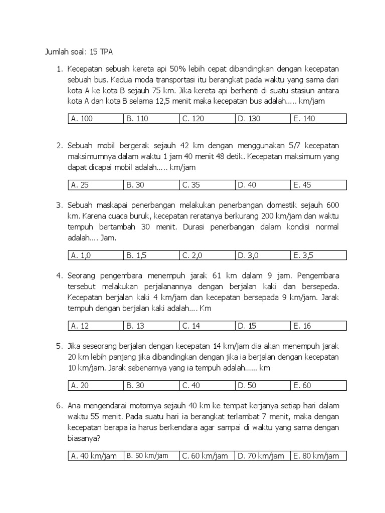 TPA 4 - Pretest | PDF