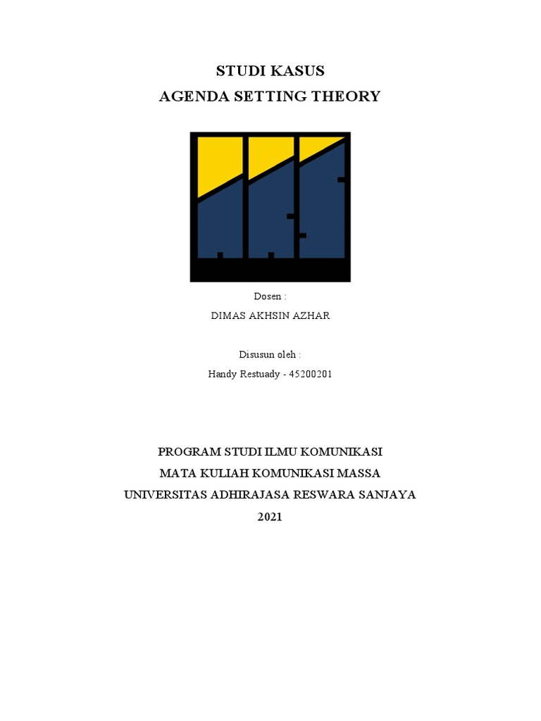Contoh Kasus Teori Agenda Setting | PDF | Sains & Matematika