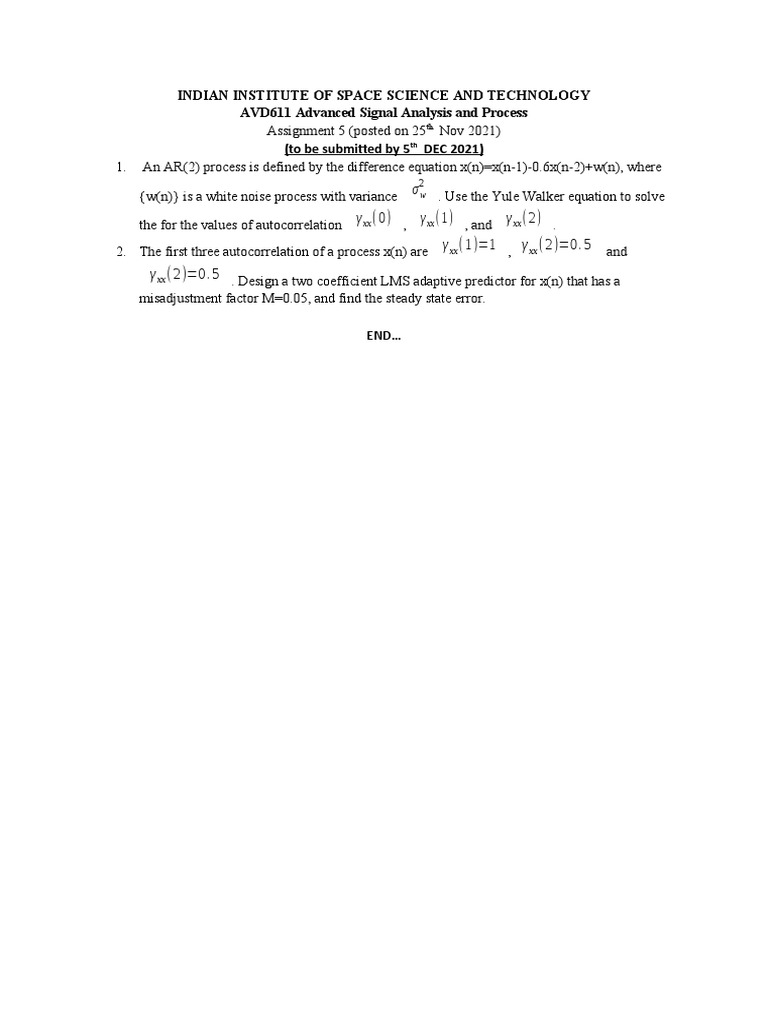 Tutorial 5 Additional Questions ADSP | PDF